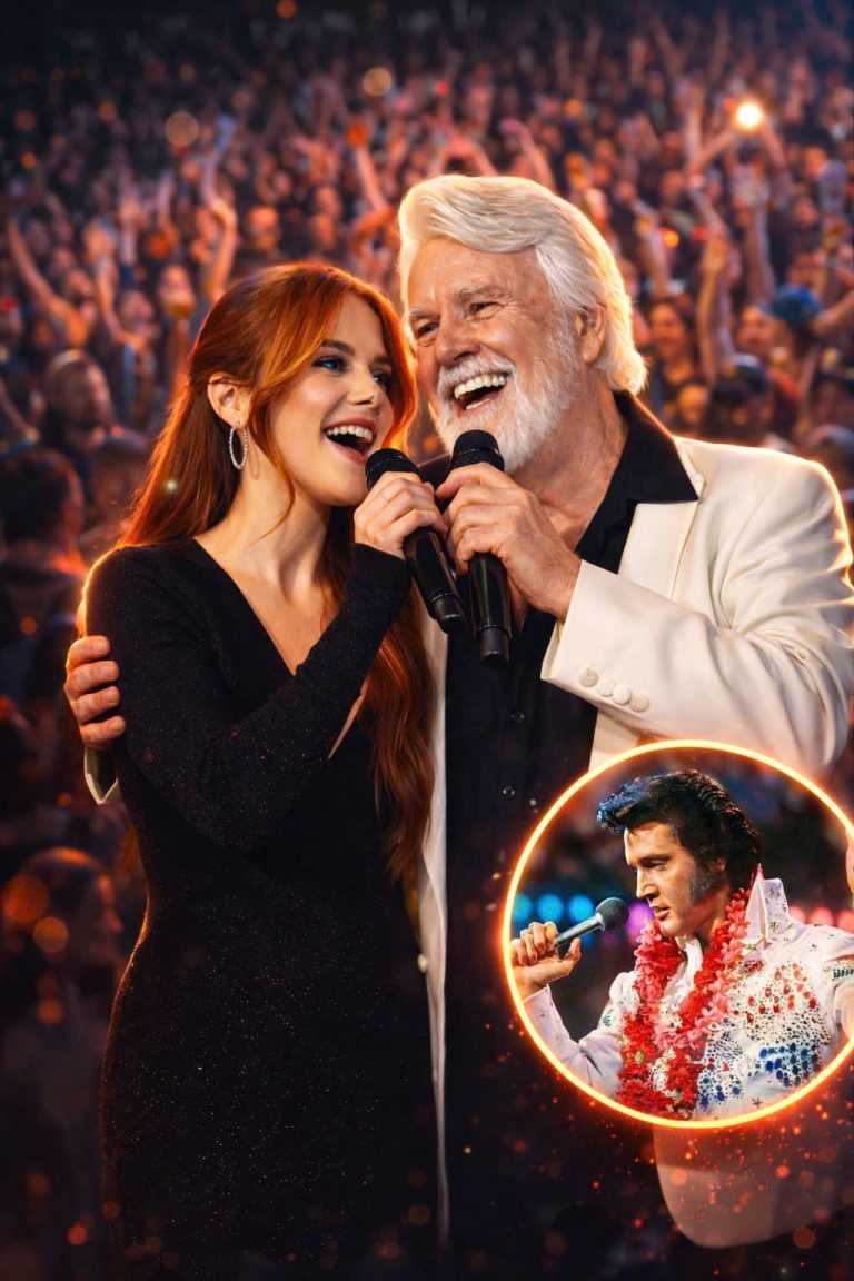 THE WORLD HOLDS ITS BREATH: After a duet with Bob Joyce, Riley Keough ...