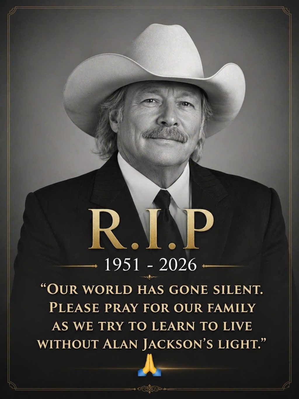 HIDDEN TEARS BEHIND A LEGACY — Alan Jackson’s painful secret emerges ...